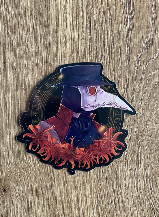 Pestdokter sticker – Howlita